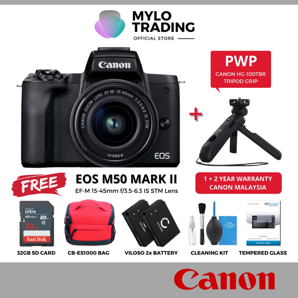Canon EOS M50 Mark II Price in Malaysia & Specs - RM2650 | TechNave