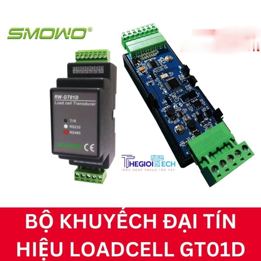 Bộ Khuếch Đại Chuyển Đổi Loadcell 4 Kênh RW-GT01D RS485