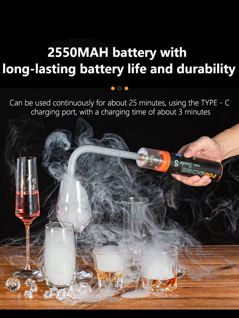 LENSGO Smoke S 30W Portable Hand-Held Fog Machine Studio Short Video ...
