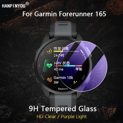 For Garmin Forerunner 165 SmartWatch Ultra Clear / Anti Purple Light 2 ...