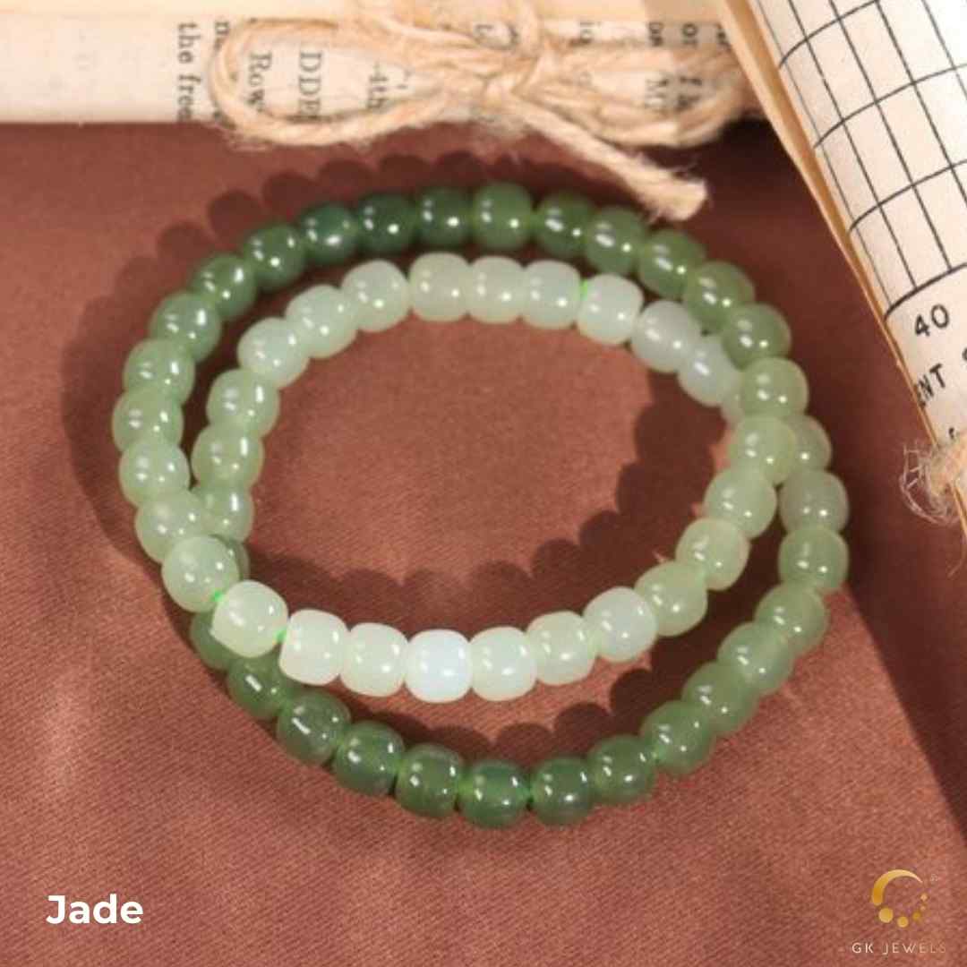 Jade Gradient Color Bracelet - Jade Gemstones - GK Jewels Official ...