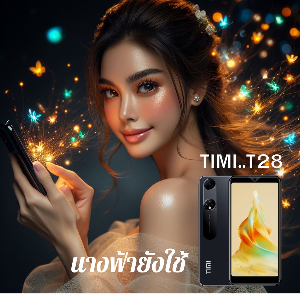 TIMI T29 (6+128GB) โทรศัพท์มือถือ Android 13 จอใหญ่ 6.92 นิ้ว (เล่นได้ 2 หน้าจอ) แบตเตอรี่ ...