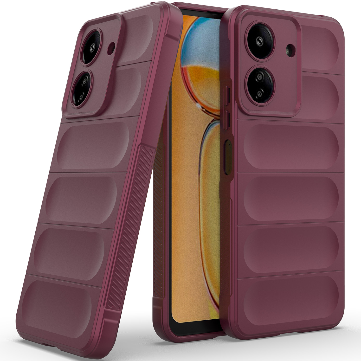 Generic Case For Xiaomi Redmi 13C /Poco C65 Flexible TPU Rubber Grip ...