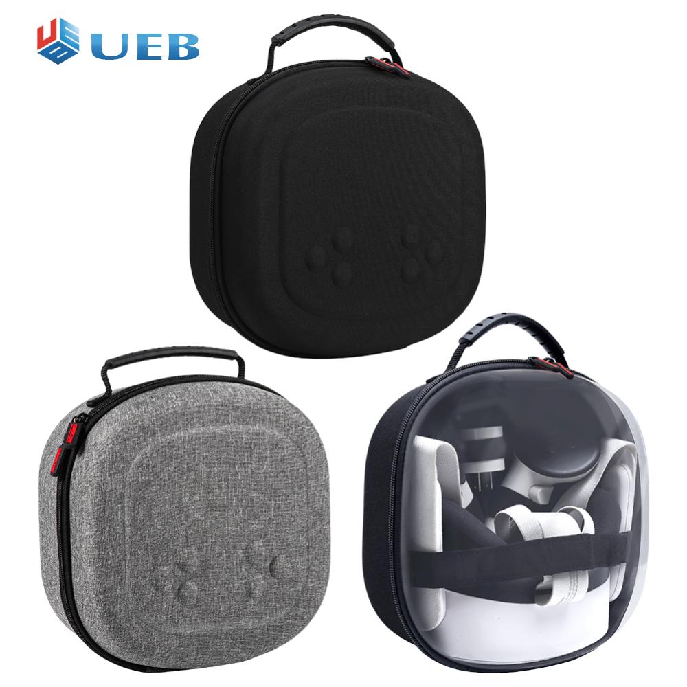 Handles Carrying Case with Mesh Pocket VR Headset Storage Bag Storage ...