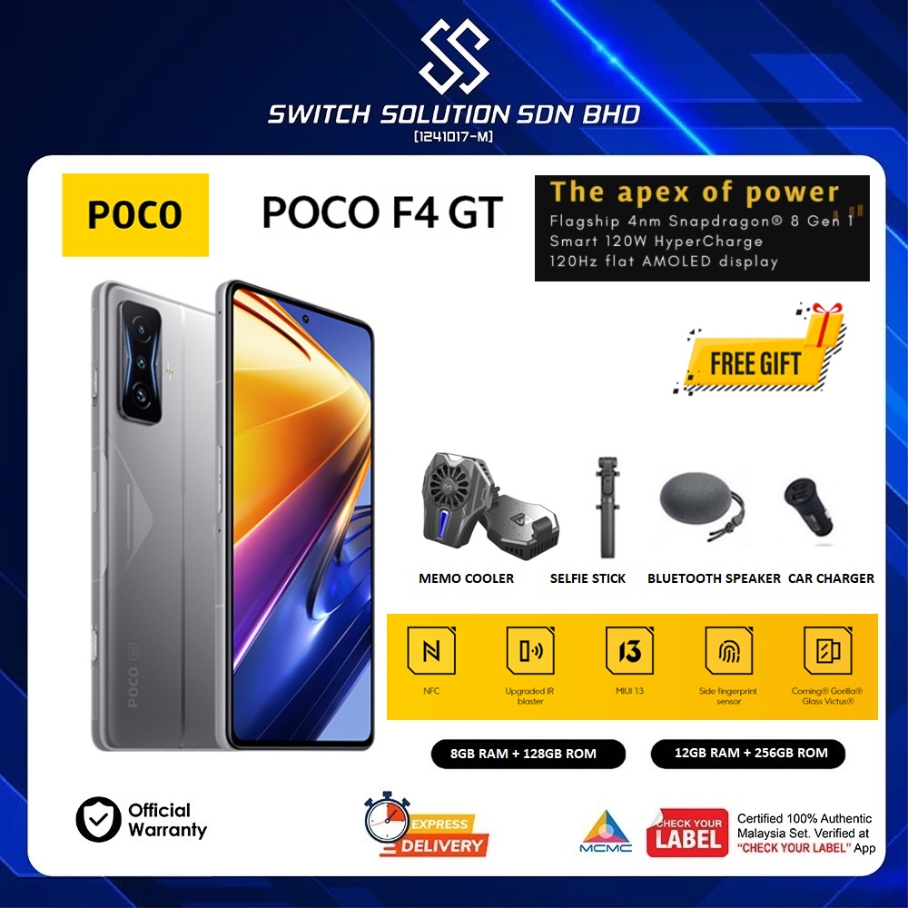 Poco F4 GT Price in Malaysia & Specs - RM1829 | TechNave