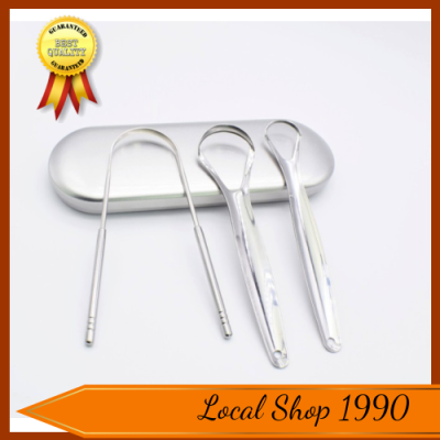 3pcs Tongue Scrapper Cleaner Stainless Steel Scraper with Free ...