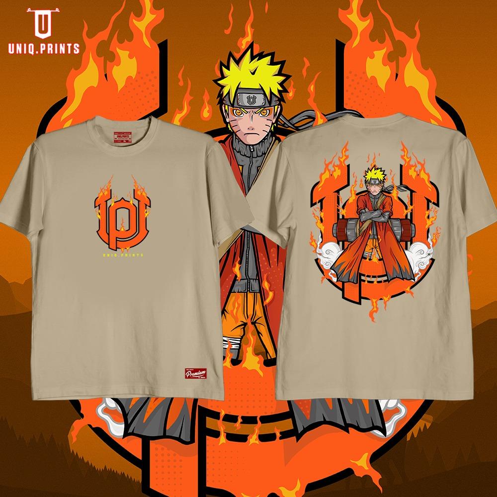 UNIQ.PRINTS NARUTO MONOGRAM GRAPHIC COTTON TSHIRT FOR MEN AND WOMEN