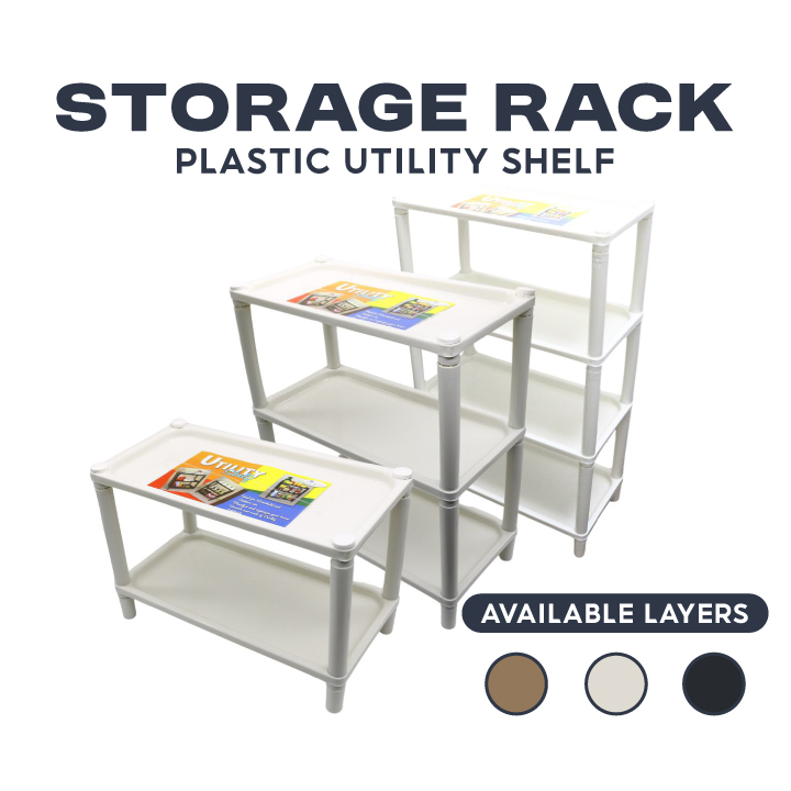 Product Utility Shelf 2-Layer Storage Organizer – Space-Saving Rack for ...