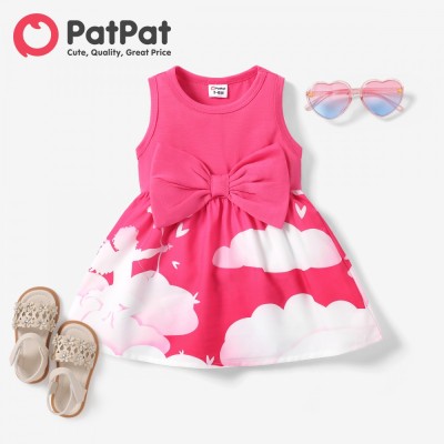 PatPat Baby Girl Newborn Baby Girl Animal Pattern Dress For Baby Girl ...