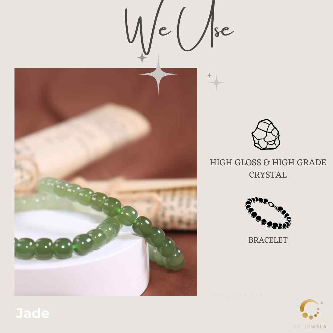 Jade Gradient Color Bracelet - Jade Gemstones - GK Jewels Official ...