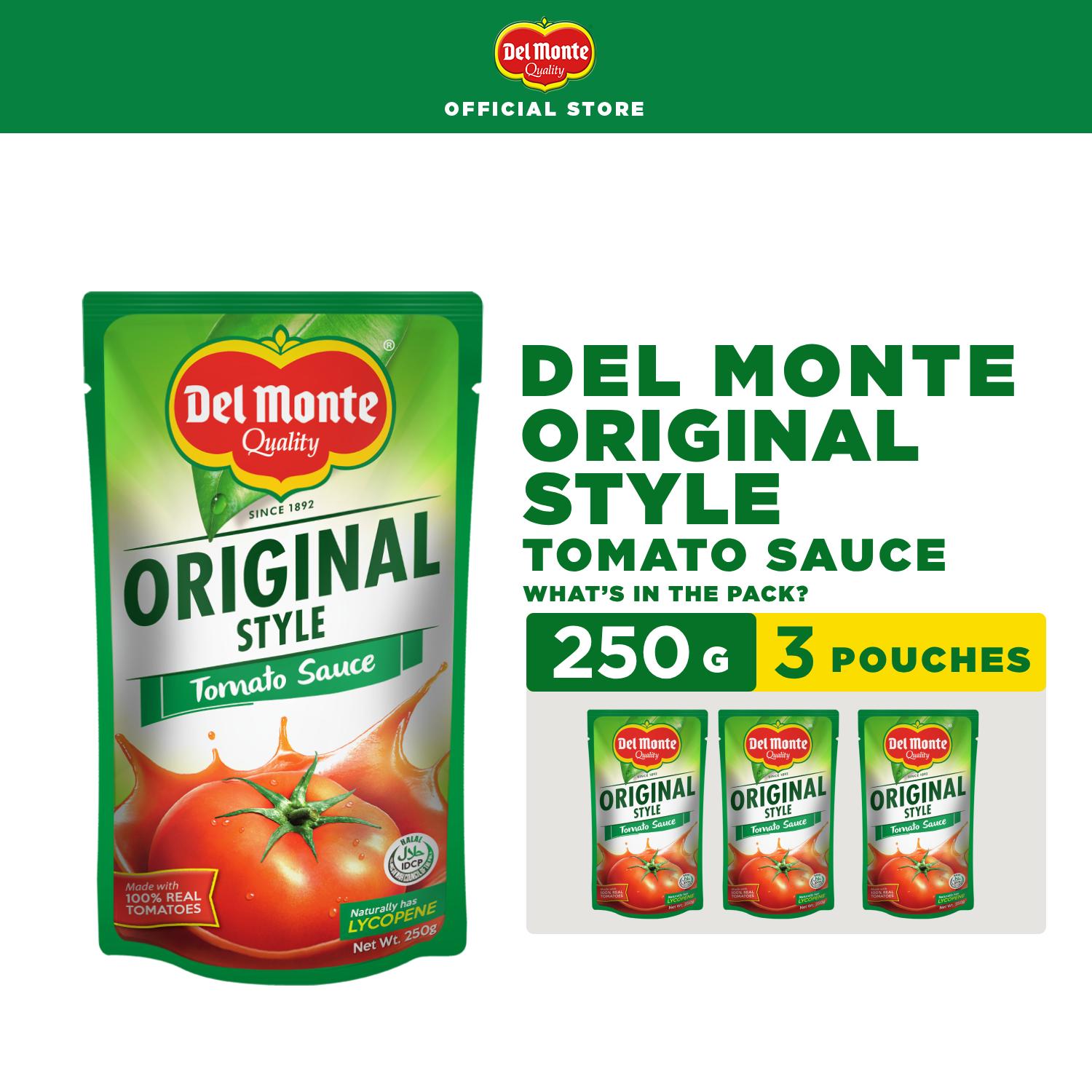Del Monte Tomato Sauce Sizes