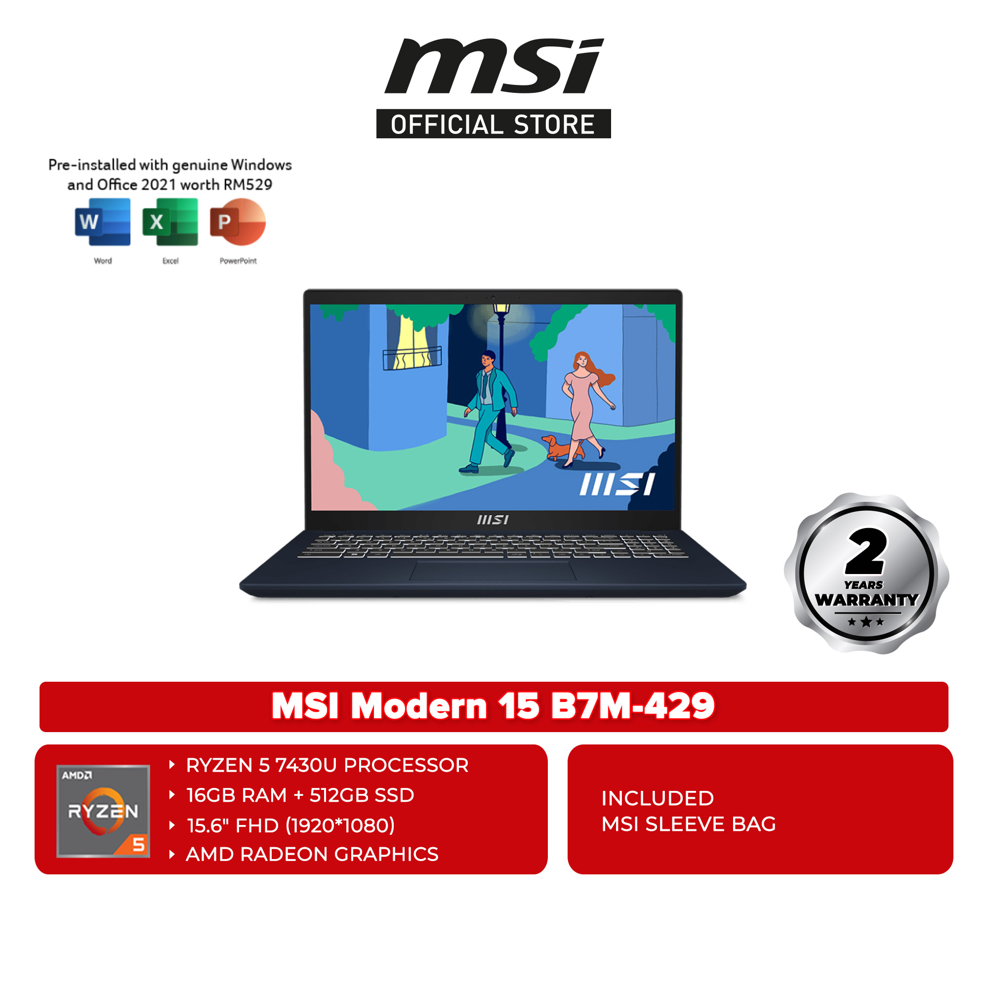 MSI Modern 15 B7M Price in Malaysia & Specs - RM2499 | TechNave