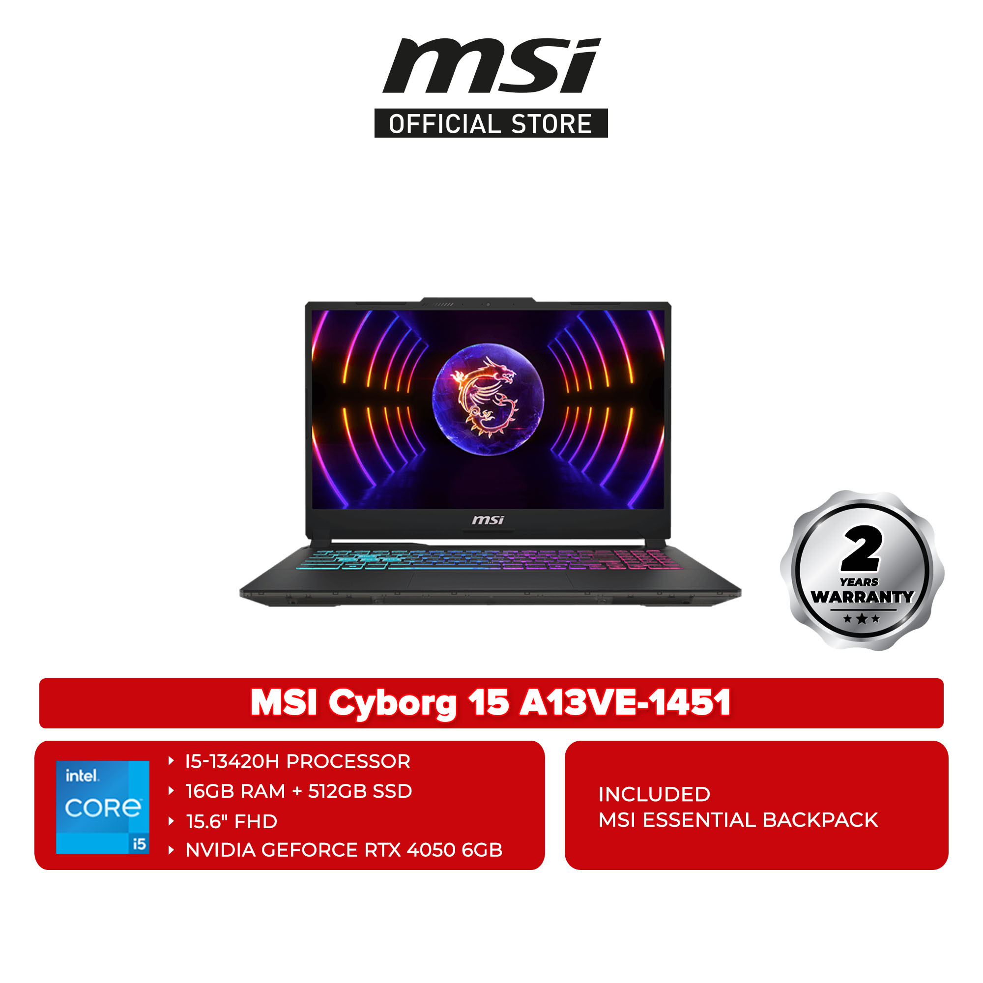 MSI Cyborg 15 A13V Price in Malaysia & Specs - RM4099 | TechNave