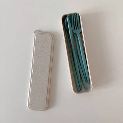 Kitchen Plus 4pcs Set Morandi Minimalist Utensils Set Spoon Fork Knife ...