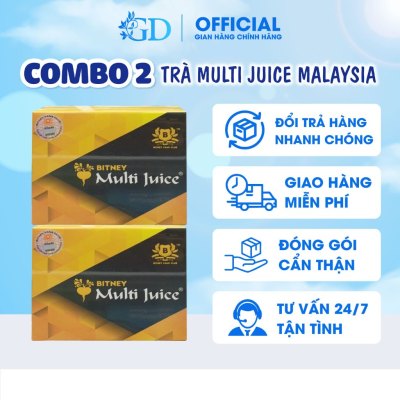 [ COMBO 2 HỘP ] Trà Multi Juice Malaysia Chiết Xuất Thành Phần Thiên ...