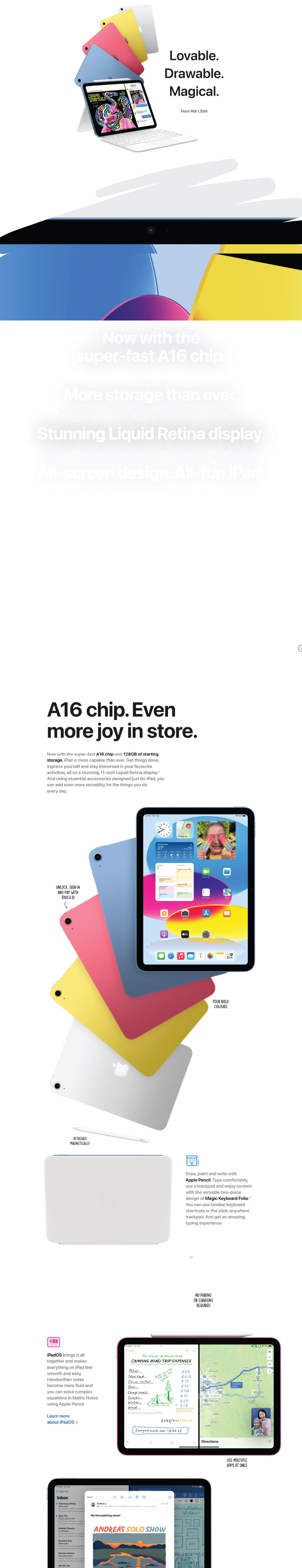 Apple iPad 11" Wi-Fi 128GB Gen 11 ( MD3Y4ZP, MD4A4ZP, MD4D4ZP, MD4E4ZP ...