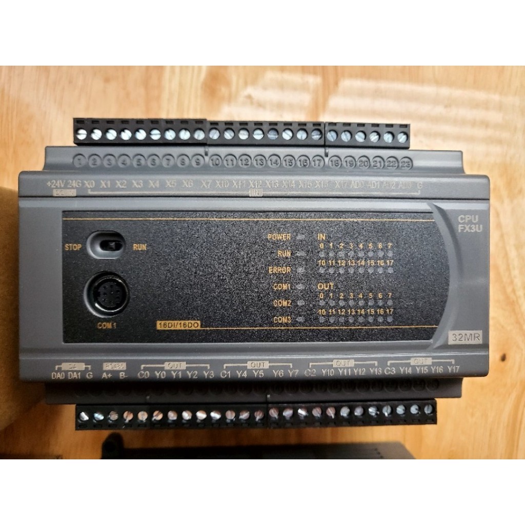 Bộ lập trình PLC LK3U FX3U 14 16 20 24 30 32MT 32MR 48 64 MT MR MRT AD2DA phát xung 4/8 TRỤC RTC ...