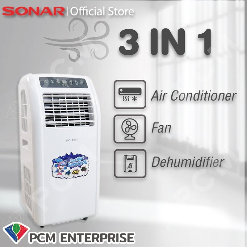 SONAR [PCM] แอร์เคลื่อนที่ 10000 BTU รุ่น PA-J7100C ราคาถูก 8,759 บาท - ยี่ห้อ: Sonar, สินค้า ...