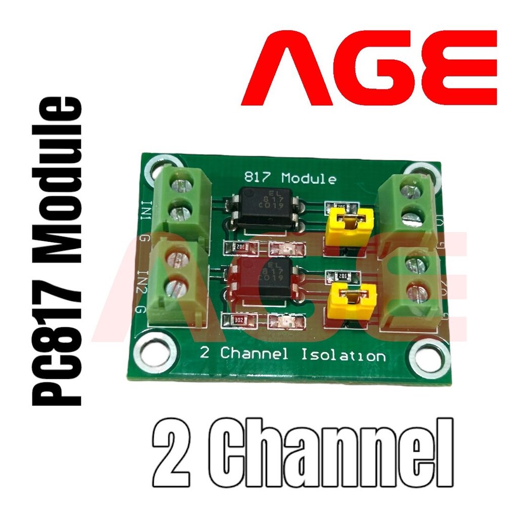 PC817 โมดูลควบคุมแบบแยกกราวน์ Isolation Optocoupler Optical Isolation ...