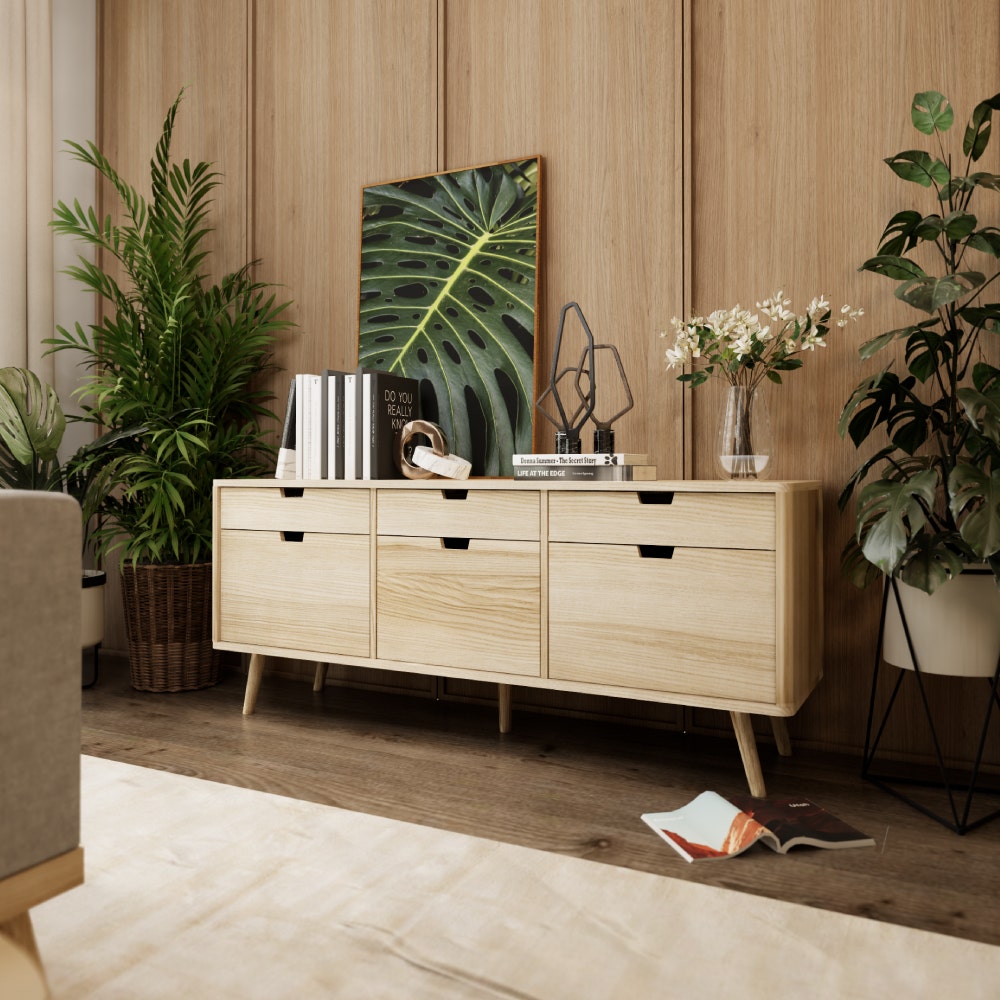 SB Design Square KONCEPT FURNITURE ไซด์บอร์ด KC-PLAY รุ่น WIB สี ...