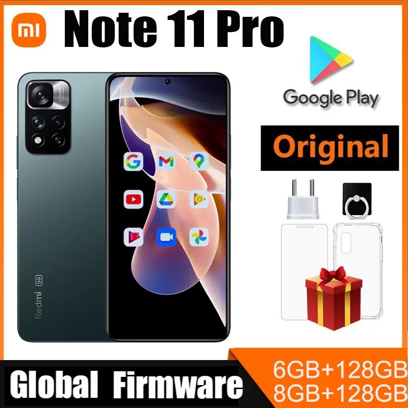 Used phone Global Version Xiaomi Redmi Note 11 Pro 5G Smartphone 90% ...