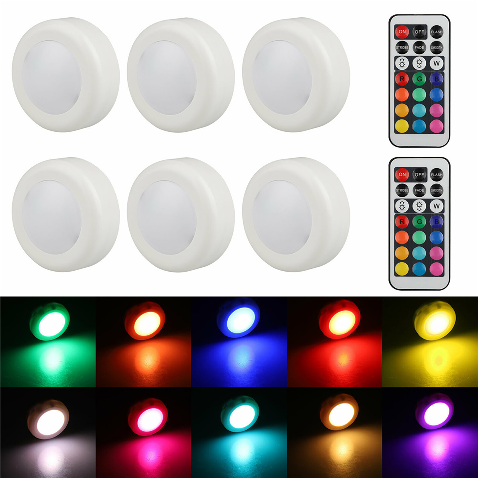 Patriot Lighting Xenon Puck Lights 3 Pack | Shelly Lighting