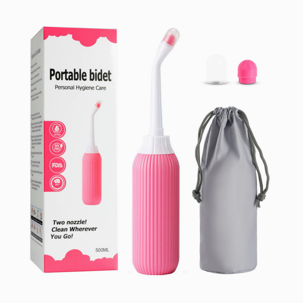 500ML Portable Travel Hand Held Bidet Spray Personal Cleaner Hygiene ...