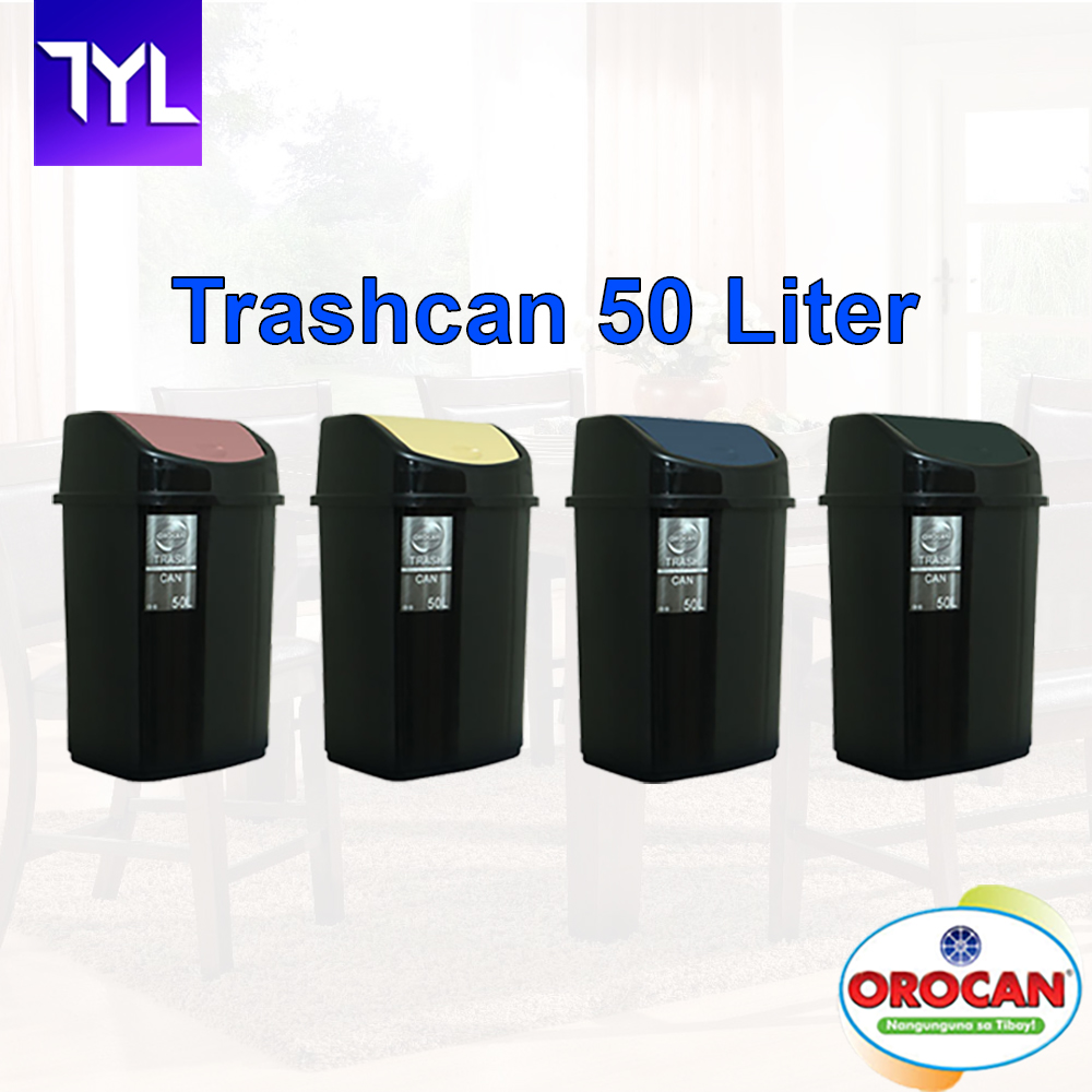 Buy 50 Liters Trash Bin online | Lazada.com.ph