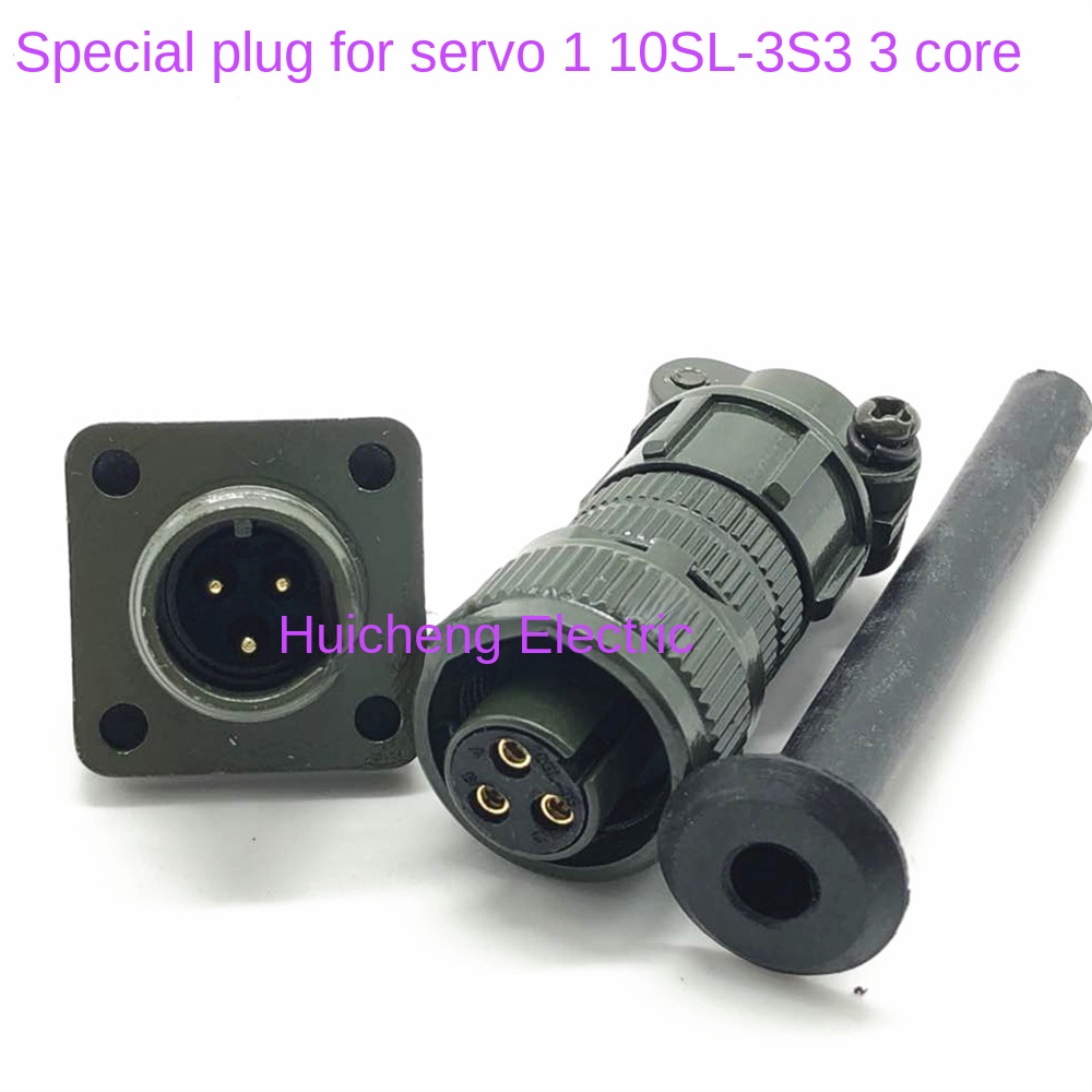 MS5015/MS3106A 10SL-3S/3P, Đầu Nối Dây 3 Lõi Mạ Vàng, Đầu Nối Thẳng - Ổ ...