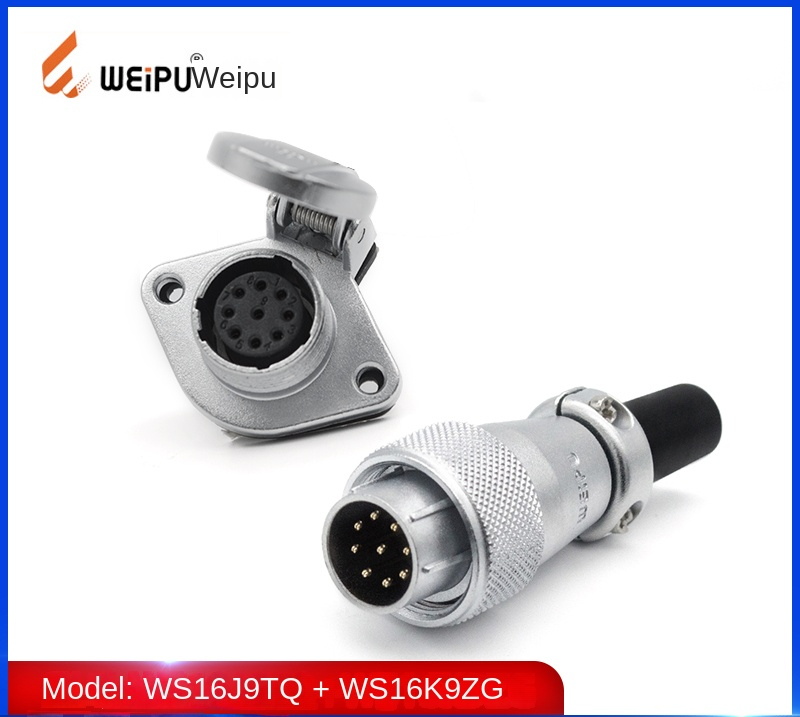 Đầu Cắm WEIPU WS16 9 Lõi (phích+ổ cắm) Đế ZG | Tùy chọn: 2 Lõi, 3 Lõi, 4 Lõi, 5 Lõi, 7 Lõi, 9 ...