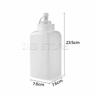 INS ขวดบีบซอสปรุง ขนาดใหญ่ 800ML 1000ML สําหรับใส่ซอสน้ํามันมัสตาร์ด Jam bottle