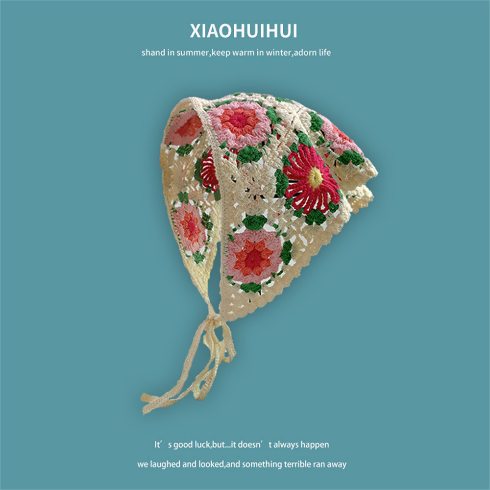 Knitted Headscarf Wool Headband Triangle Cute Simple All-match Headband ...