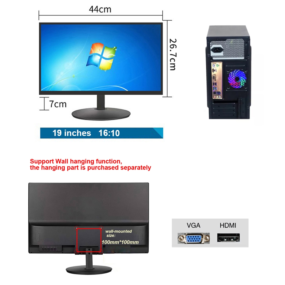Desktop PC Set AMD A8 7680 Quad-core A6 7480 A4 6300 DDR4 16GB RAM ...