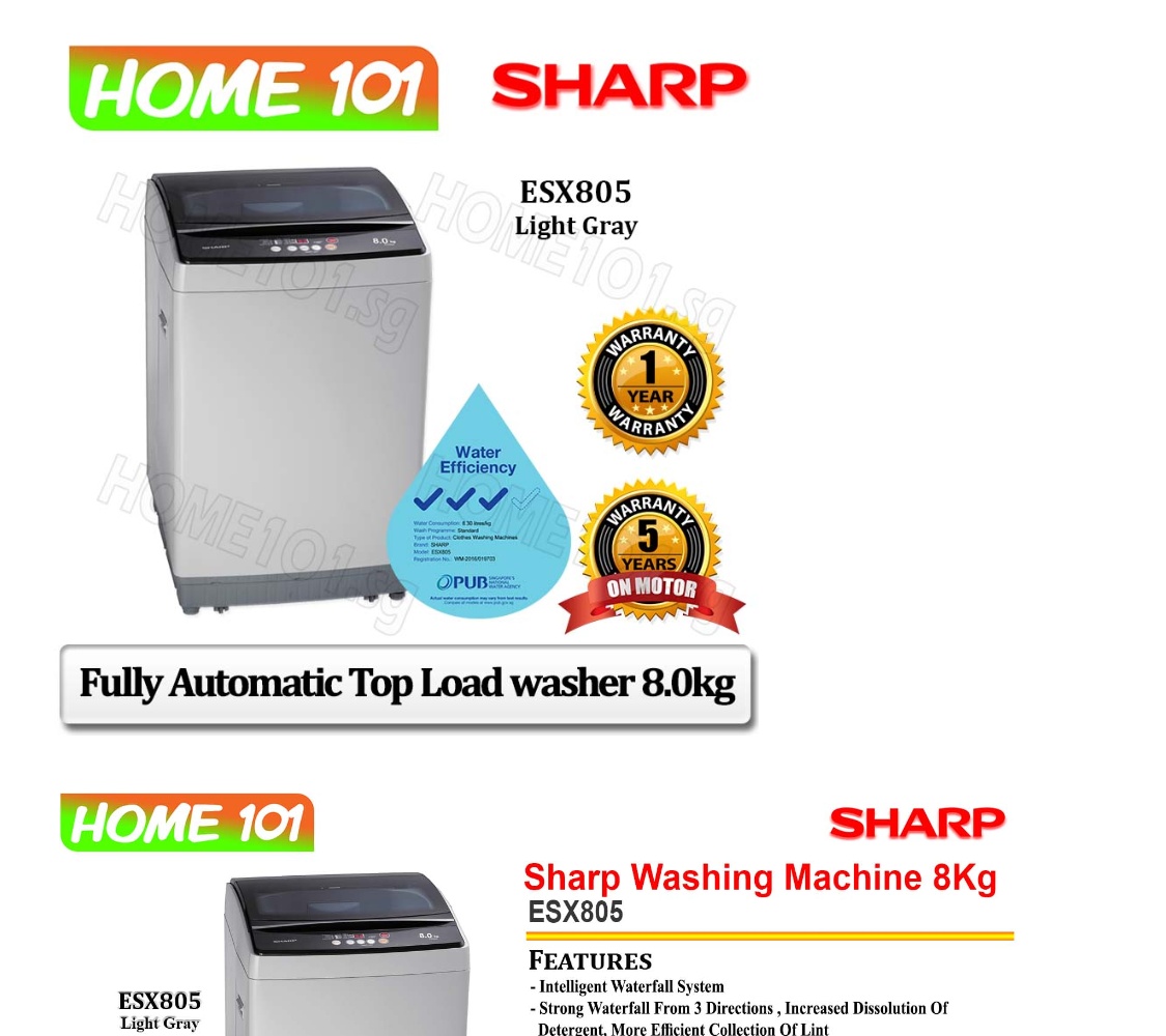 Home & Living :: Appliances :: Sharp Fully Automatic Top Load Washing ...